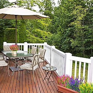 AUMVEYI 4 Bundles Artificial Lavender Mums Flowers Outdoor Fake Plants UV Resistant Faux Greenery Plastic Bouquet Bulk Decoration for Home Outside Garden Porch Hanging Planter Farmhouse Decor (Yellow)