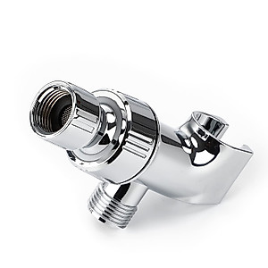 Shower Head with Handheld, TEYOON Shower Head 6 Spray, with 70.8'' Stainless Steel Hose and ABS Bracket, Premium Chrome