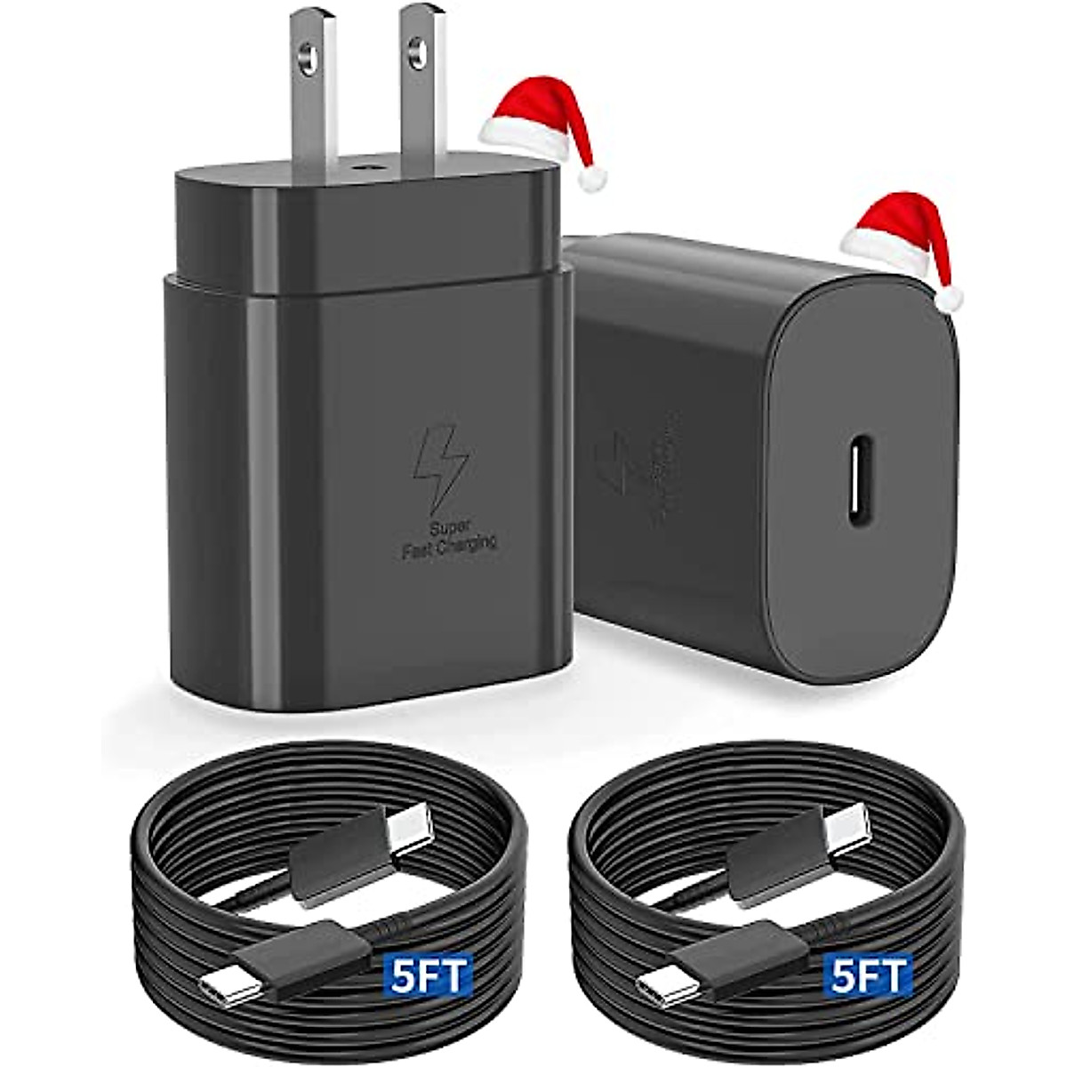 Samsung Galaxy S20 FE 5G S21 S23 Ultra Plus A53 Phone Fast Charger, Samsung USB-C Super Fast Charging Power Adapter-25W PD Charger Block, Samsung Galaxy Note 10 20 Type C Fast Charging EP-TA800