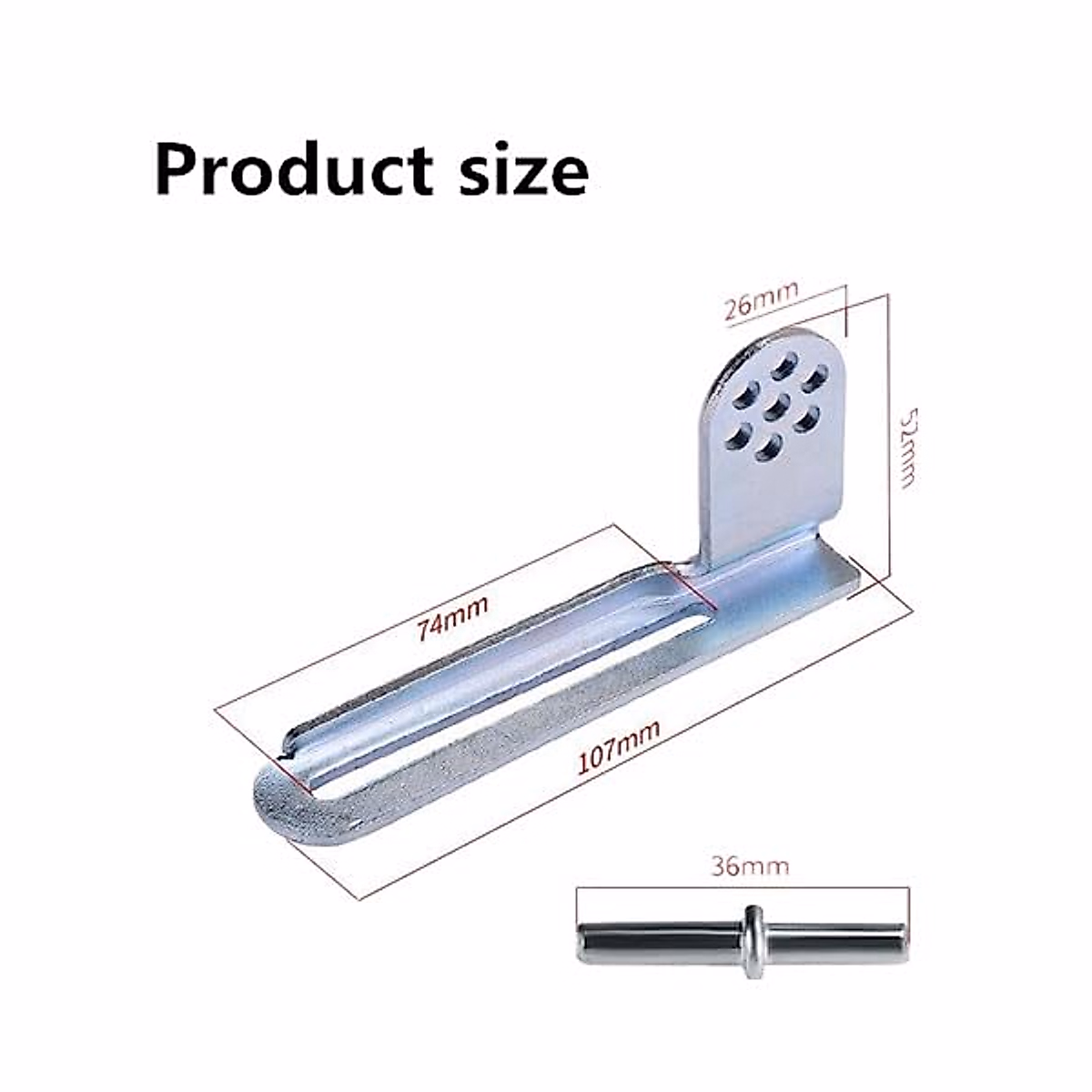 1 Pack Universal Refrigerator Door Hinge Kit for many different brands refrigerator