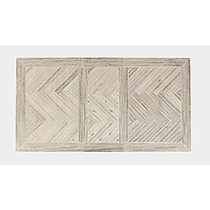 Jofran Fairview Rustic Trestle Dining Table, 78''Lx42Wx30''H, Ash