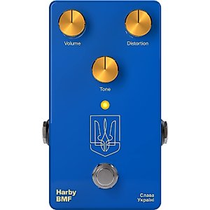 Harby Pedals BMF Distortion/Sustainer/Fuzz Guitar Effects Pedal