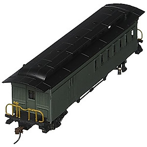 Bachmann Industries 1860 - 1880 Passenger Cars - Combine - Painted, Unlettered Green (HO Scale)