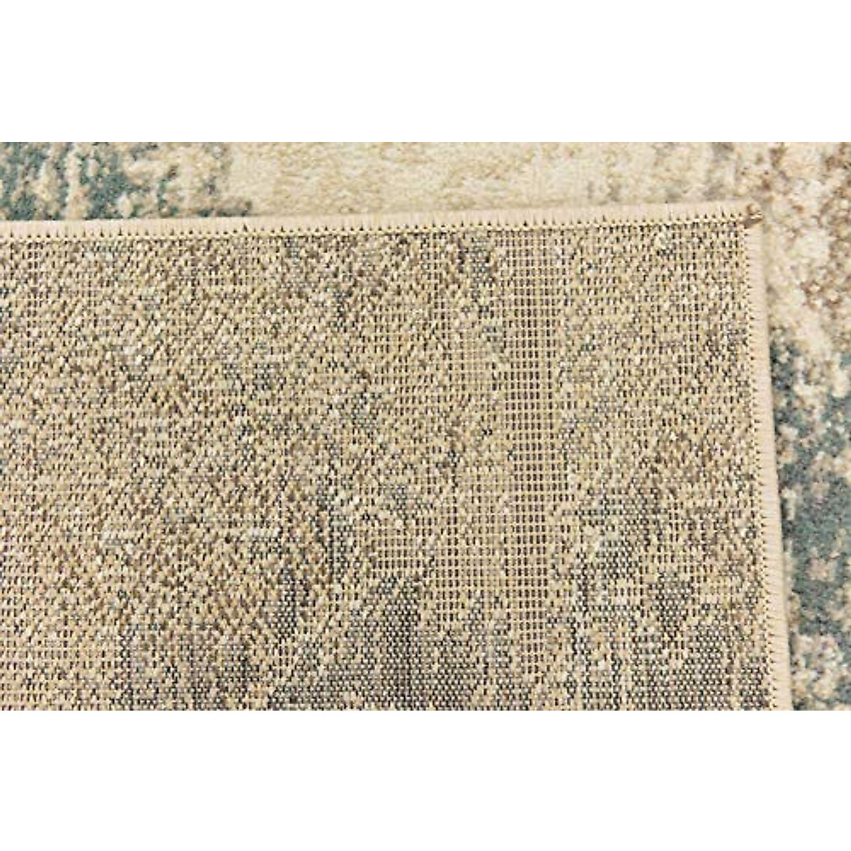 Unique Loom Tuareg Collection Vintage Distressed Traditional Area Rug, 2 ft 6 in x 10 ft, Beige/Green