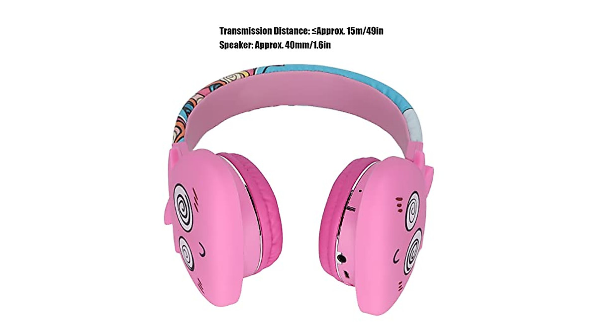 Kids Bluetooth Headphones with Noise Cancelling & Cartoon Design