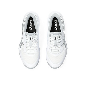 ASICS Women's Gel-Tactic 12 Shoes, 7, White/Pure Silver