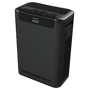 Honeywell Professional Series True HEPA Air Purifier, Airborne Allergen Reducer for Large Rooms (325 sq ft), Black - Wildfire/Smoke, Pollen, Pet Dander, and Dust Air Purifier, HPA600B