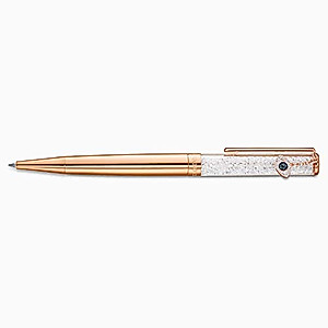 Swarovski Evil Eye Ballpoint Pen, White, Rose-Gold Tone Plated