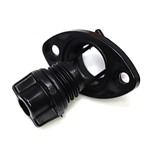 JSP Manufacturing Universal Kayak Plastic Drain Plug and Base Assembly Kit for Pelican Kayaks/Lifetime Kayaks/Wilderness System (1)