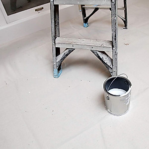 Trimaco 04328 Slip Resistant Dropcloth Stay Put Canvas Plus Drop Cloth, 4-feet x 12-feet