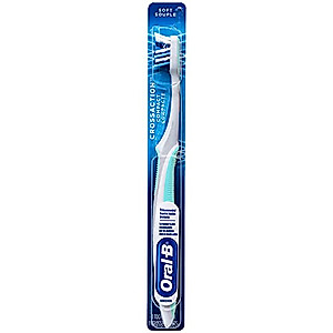 Oral-B CrossAction Compact Toothbrush, 23 Soft (Colors Vary) - 1 Count