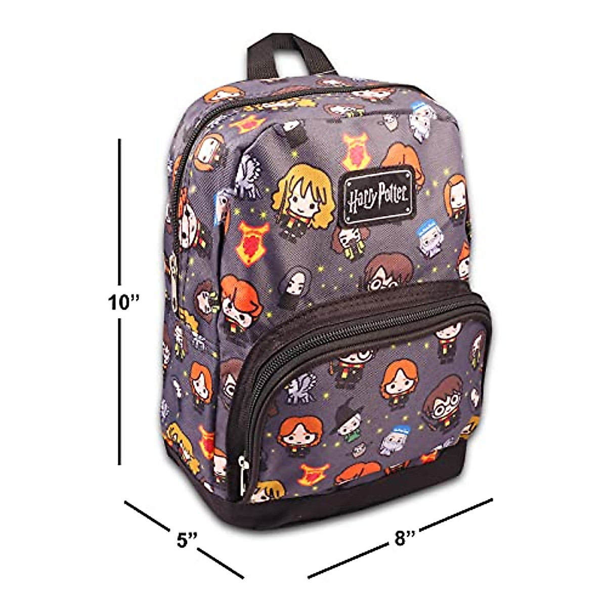 Fast Forward New York Harry Potter Mini Backpack for Women -- Canvas Harry Potter Hogwarts Backpack Purse Shoulder Bag for Adults, Teens