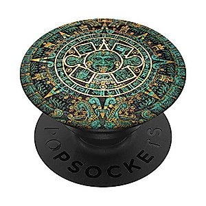 Aztec Calendar Mexican Mayan Gift PopSockets PopGrip: Swappable Grip for Phones & Tablets