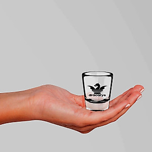 LitGifts Dracarys Shot Glass, Game of Thrones Shot Glasses, Cute Shot Glasses for Women or Men, Game of Thrones Merchandise, House of The Dragon Merch, 1.75 Ounce Shot Glass
