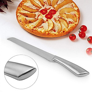 Cake Knife, 1Pc Stainless Steel Baking Knife Cake Bread Kitchen Cutter Hand Tool