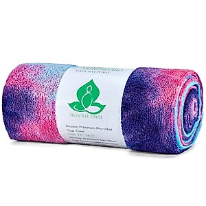 Nousion Yoga Hand Towel, Super Sweat Absorbent, Quick Dry, Premium Microfiber, Lightweight, Ideal for Pilate, Hot Yoga(24" x 16")