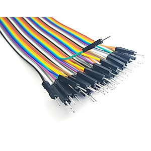 DIYables 120pcs Multicolored Jumper Wires for Prototyping Electronic Projects Arduino, ESP32, ESP8266, Raspberry Pi