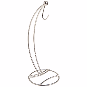 Spectrum Diversified Pantry Works Hanger Produce Saver Banana Holder & Kitchen Décor, Kitchen Countertop Fruit Tree & Hanging Fresh Food Storage, small, Satin Nickel