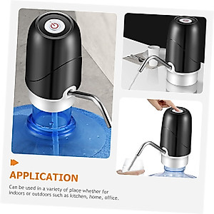 Uonlytech 2pcs Water Pump 3 Gallon Water Jug Water Bottle Pump Water Containers 5 Gallon 5 Gallon Water Bottle Beverage Dispensers Mini Kettle Water Jug Dispenser Automatic Drinks