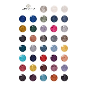 Lusie's Linen Yarn - 100% Linen - 1.15 lb (18oz) Cone - Not Dyed Gray Yarn - for Weaving, Crocheting, Knitting, Embroidery (2-PLY)