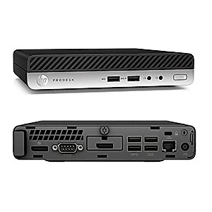HP EliteDesk 800 G3 Mini 35W Desktop Computer Intel Core i5-6500T 2.50GHz 16 GB DDR4 SDRAM 500GB Windows 10 Pro 64-bit (English) - Mini PC Model 2DU50US#ABA (Used with 2 Year HP Warranty) (Renewed)