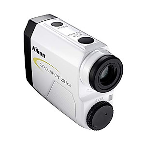 Nikon Coolshot 20i GII Golf Laser Slope Rangefinder, Standard Version White with yellow trim, Medium