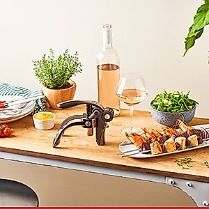 Peugeot 200510 Baltaz Dark Lever Corkscrew/Wine Bottle Opener, Black 5.52in.