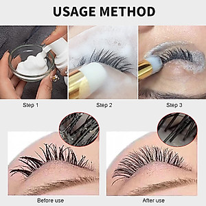 4 Pcs Lash Shampoo Brushes Eyelash Extension Nose Pore Blackhead Facial Deep Cleaning Washing Brush Tools for Women