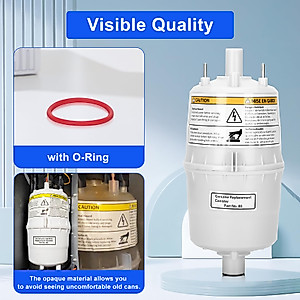 Etespie 80 Steam Canister Replacement for Steam Humidifier Canister Model 800 & 865，for Aprilaire 800 Replacement Canister with O-Ring for Leak-Proof Seal,800 Canister,80 Canister