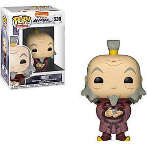 Funko Avatar: The Last Airbender - Iroh with Tea Pop! Vinyl Figure (Bundled with Compatible Box Protector Case), Multicolor, 3.75