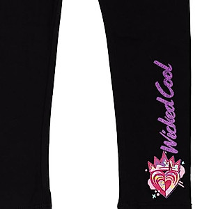 Disney Descendants Mal Evie Little Girls Long Sleeve Graphic T-Shirt & Leggings 6-6X