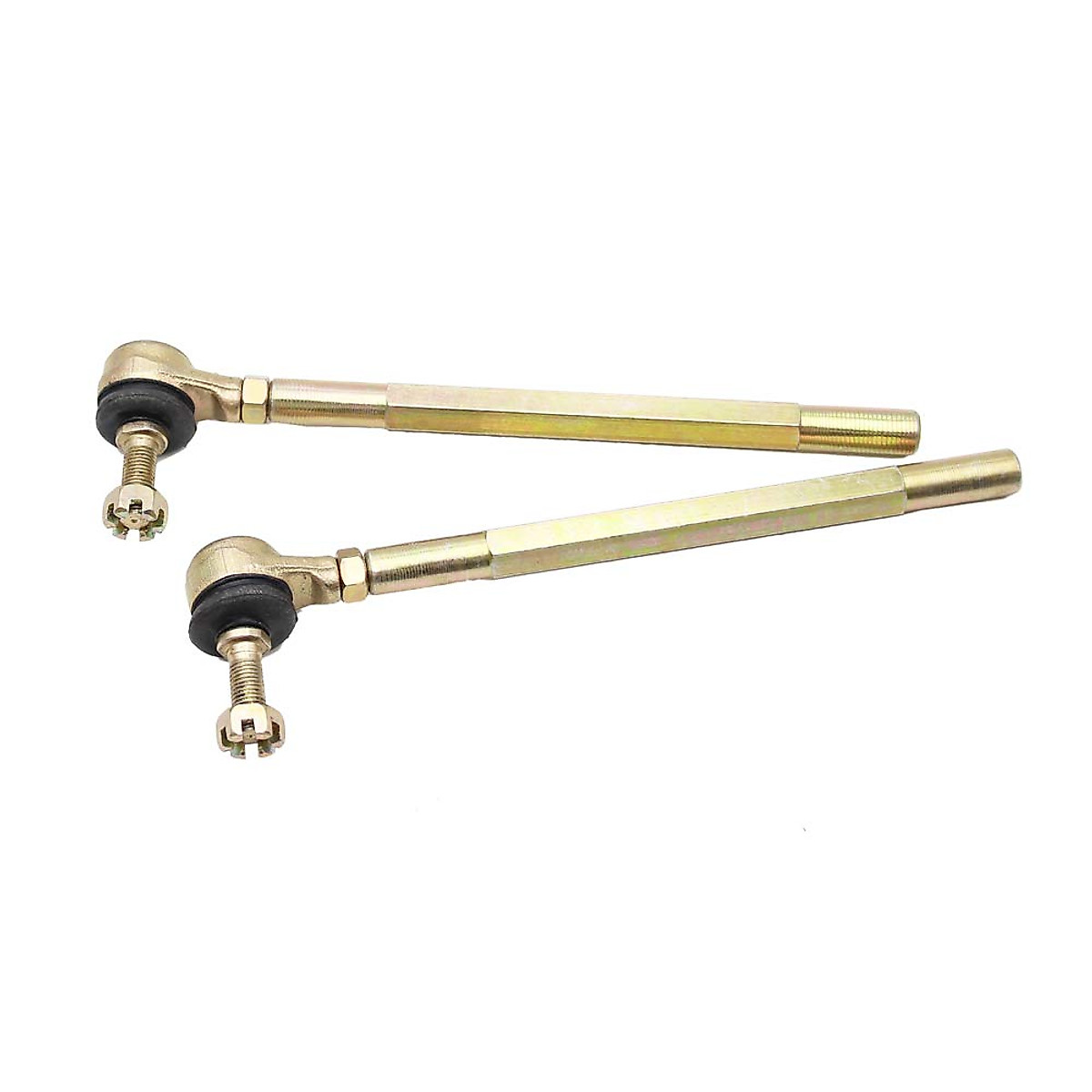 PRO BAT 435 mm /17.1'' Go Kart Steering Gear Rack Pinion 390 mm/15.4'' Adjustable Rack Shaft Tie Rod Kit fit for 110cc 125cc 140cc 150cc Go Kart Cart Golf Buggy UTV