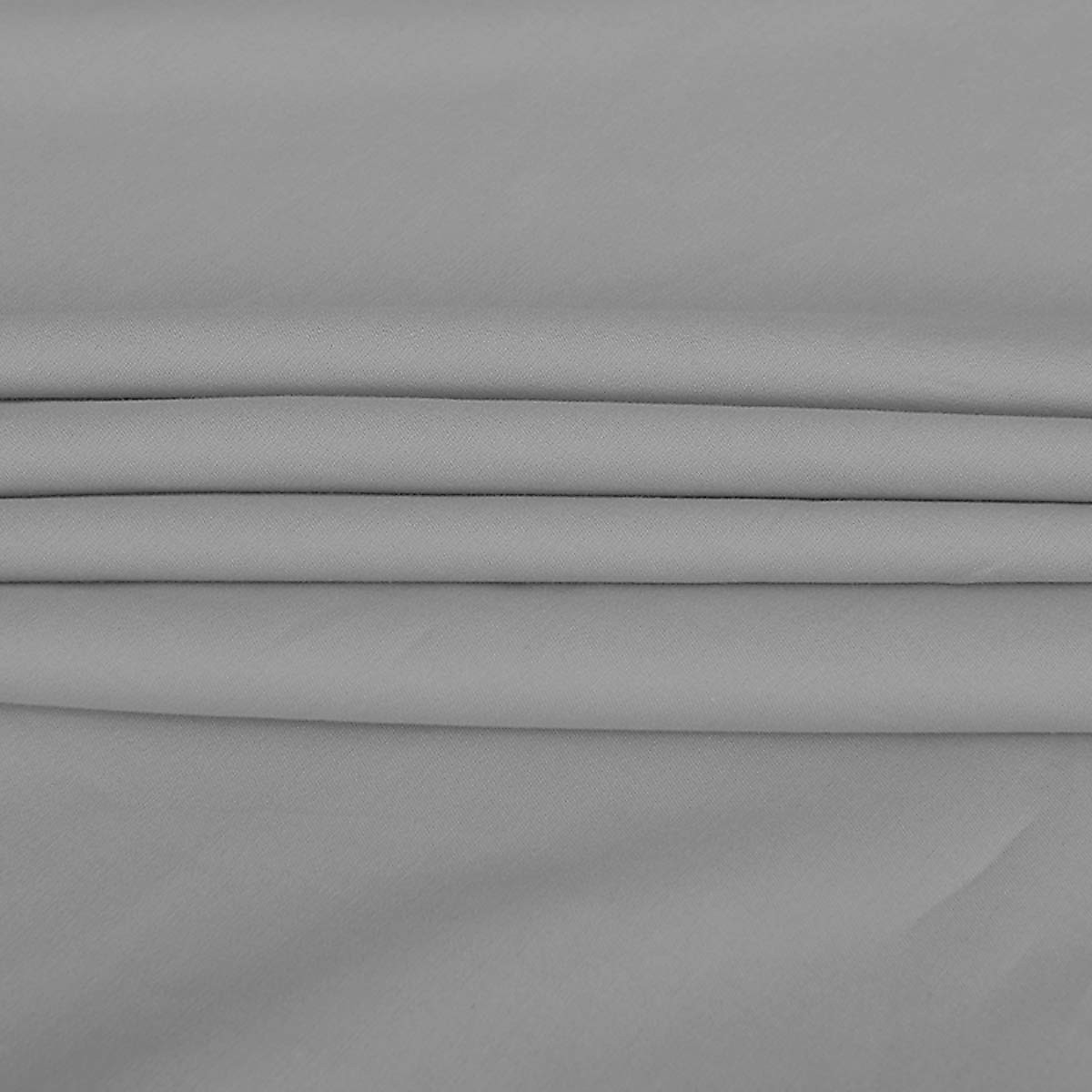 NHNHN Fitted Sheet-Deep Pockets-Soft Microfiber-Easy Care-Shrinkage and Fade Resistant-Fitted Sheets Full Size for Girl Woman Teens Kids-Only 1 Fitted Sheet(Full,Light Grey)