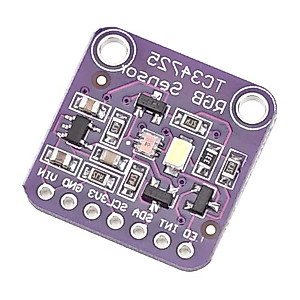 RGB Color Sensor, Low Power High Sensitivity Colour Sensing Module 400kbit/s Data Rate with Pin Header for Industrial Automation