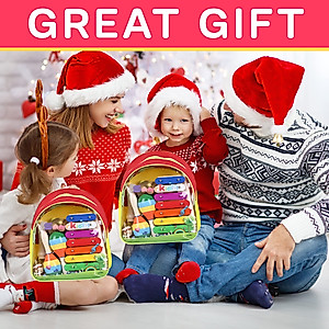 Smarkids Toddler Musical Instruments Toys Premium Accurately Tuned Percussion Musical Instruments for Kids Children Educational Toy Set for Boys& Girls with Xylophone Flute Tambourine Maraca Backpack