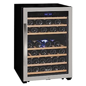Allavino KWR47D-2SR Wine Refrigerator, 47 Bottle, Stainless Steel