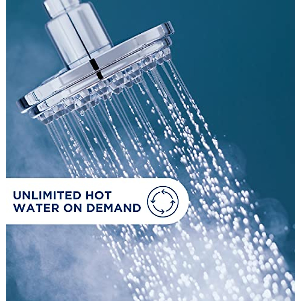 GE APPLIANCES 3.5 kW 120v Tankless Water Heater | Electric Water Heater with Digital Temperature Control | 3500 Watts | 0.7 Gallons per Minute, Diamond Gray (GE04SNLPDG)