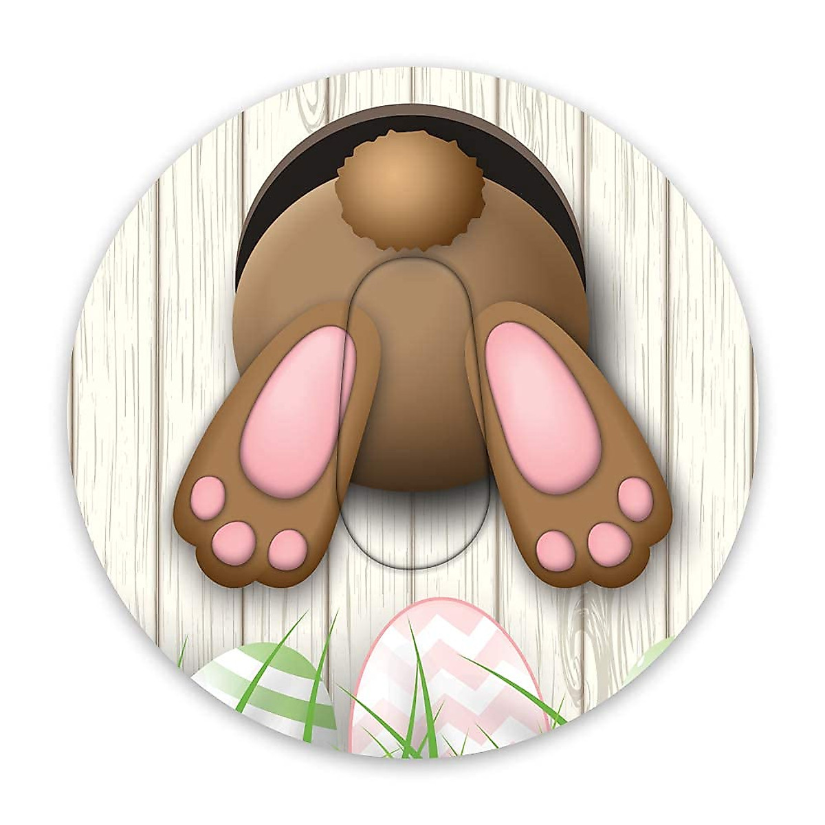 Dexcom G6 Easter Theme precut Adhesive Patches, 5 Pack. Split Backing.