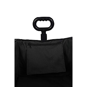 ONIVA - a Picnic Time brand Adventure Wagon Elite All-Terrain Folding Beach Wagon with Big Wheels plus Table Top Lid & Soft Cooler Liner, (Dark Gray)