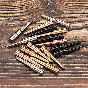 Mudder 20 Pieces Metal Cribbage Pegs Cribbage Board Pegs Fit 1/8 Holes for Cribbage Traditional Board Party Favors in 4 Colors