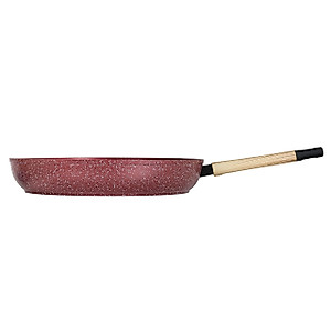 Art of Cooking 12" Granite Nonstick Frying Pan Omelet Skillet Cookware (Induction Compatible) (Canyon Red)