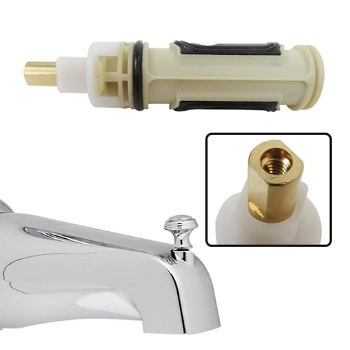 Replacement Cartridge #1222 for shower faucets -Shower valve cartridge Faucet Parts EASY TO INSTALL