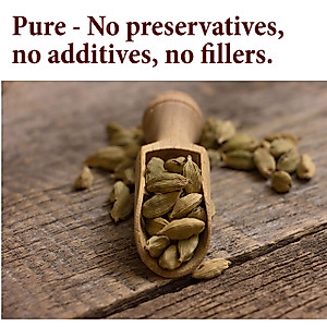 The Spice Way Cardamom Pods- (4 oz) Whole Green Cardamom Pod kosher by OK