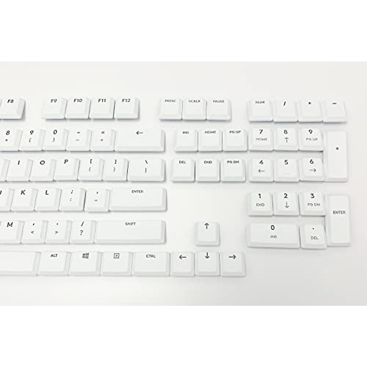 forG915 Complete Set of 87 keycaps to Replace Logitech G915/G913/G815/G813 TKL RGB Mechanical Gaming Keyboard(G915 White 109 Keys)