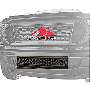 Mountains2Metal “Honeycomb” Edition Powder Coated Black Bumper Grille Insert Fits 2019+ Ford Ranger M2M #200-10-1