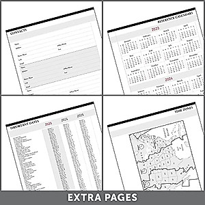 Office Depot® Brand 13-Month Monthly Planner, 7" x 9", Black, January 2023 To January 2024, OD711100