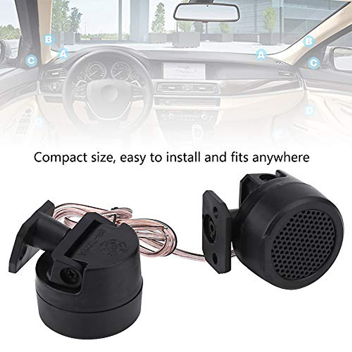 Outdoor Car Speakers 12V 500W Car Round Super Power Loud Audio Speaker Tweeter Loudspeaker Car Audio Surface Mounted for Car Truck Boat 2PCS
