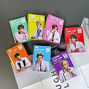 KPOPBP 378 Pcs Kpop Bangtan Boys Members Photocards Map Of The Soul Lomo Cards Gift box For ARMY Daughter