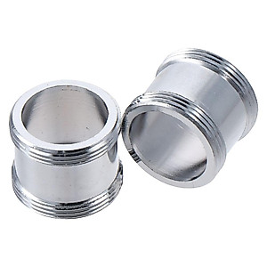 Urjumpea 2pcs Brass Faucet Adapter Tap Aerator Connector for Sink Faucet Aerator Water Purifier Adapter (M22 - M22)