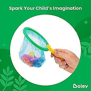 Boley Dive & Grab Fishing Game Set - 14 Pc Sinking Bath Toys for Kids - Water Games & Bath Toys for Toddlers!